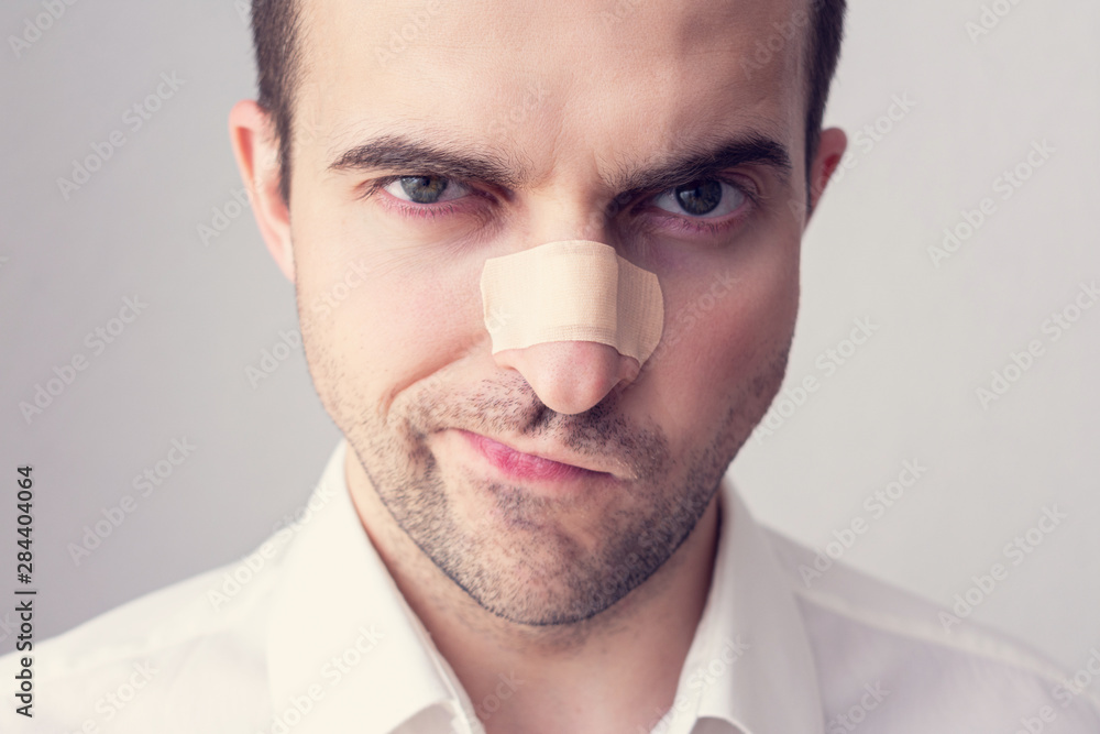 Broken Nose Close Up