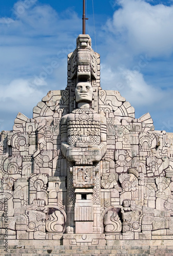 North America, Mexico, Yucatan, Merida. Monument to the Motherland at ...
