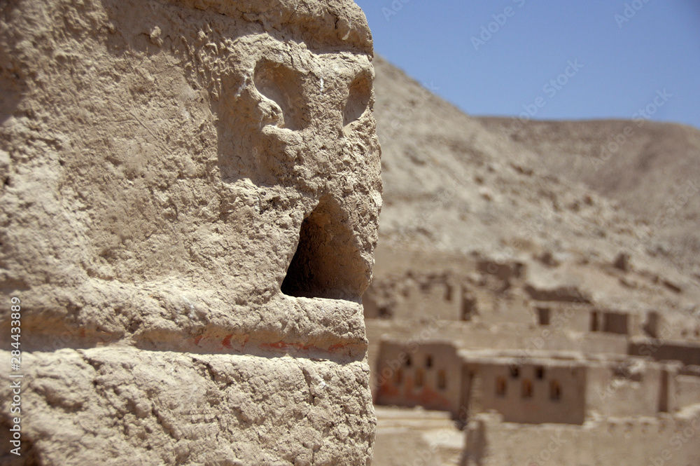 Peru, Pisco. Pre-Inca ruins at Tambo Colorado (aka Puka Tampu in ...