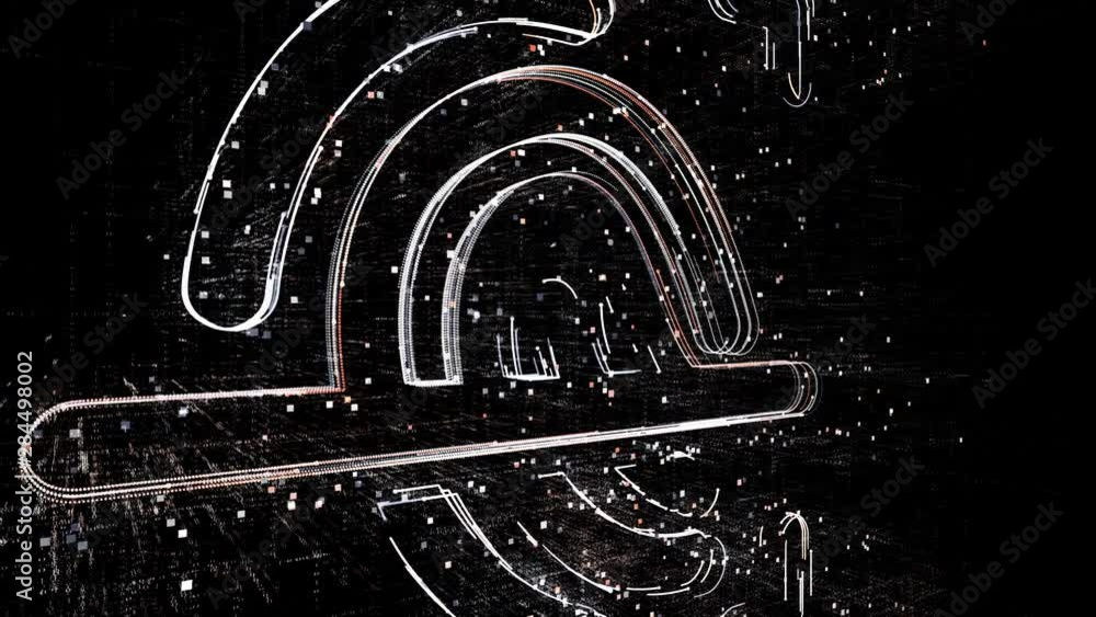 4k fingerprint scan identity security data encryption logo tag cloud ...