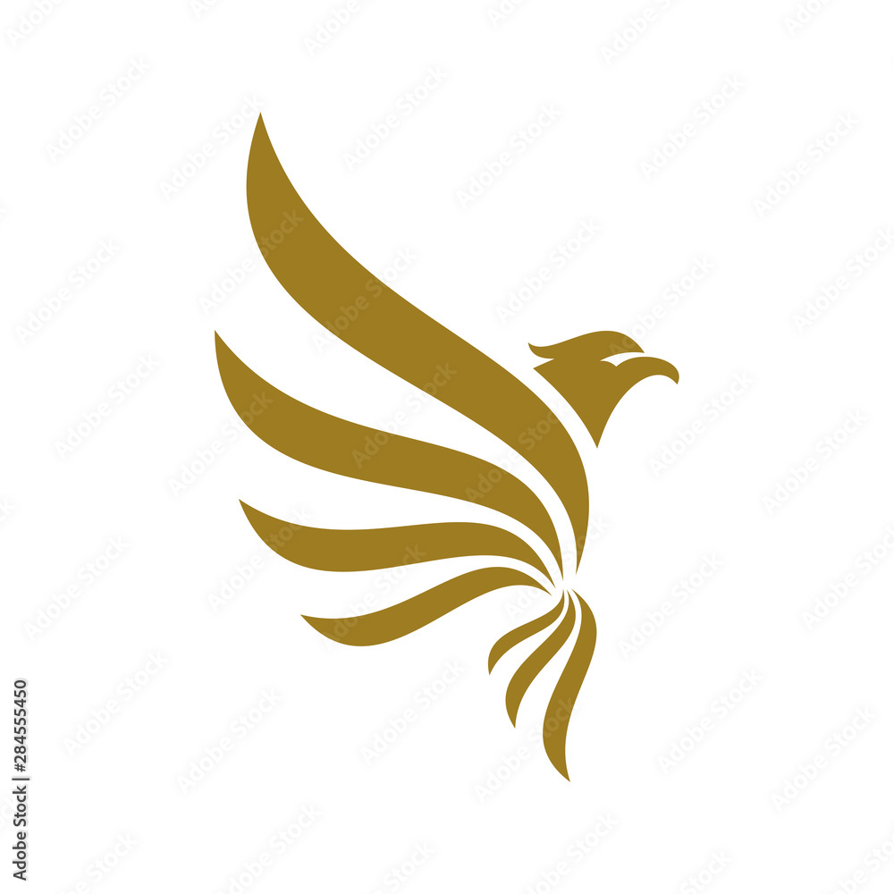 Eagle logo design vector. Sport Eagle logo template Stock Vector ...