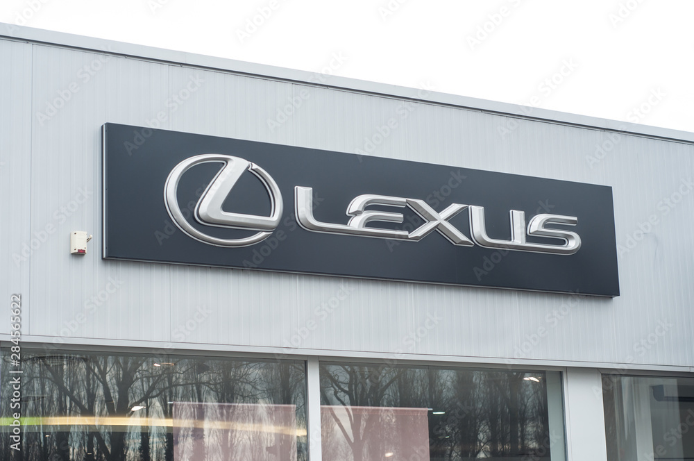 Lexus logo sign in store front - Lexus is a Japanese brand of ...