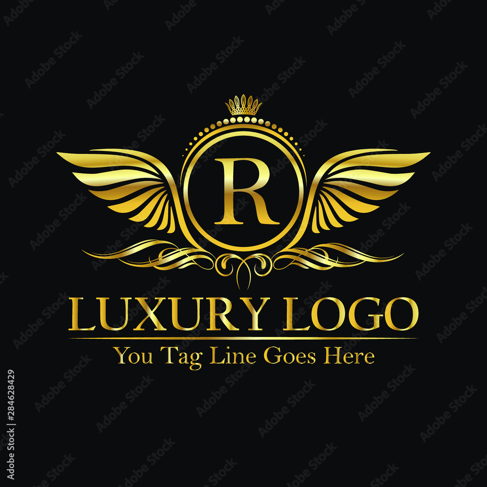 Luxury Logo - Luxury wing logo Stock Vector | Adobe Stock