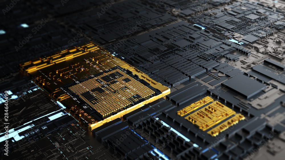 Binary Code Backgroundabstraction Illustration Binary Code Strings Are Processed By The