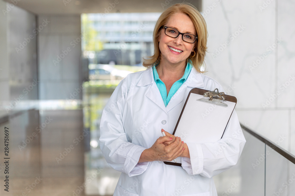 Likable warm and friendly doctor physician, healthcare professional ...