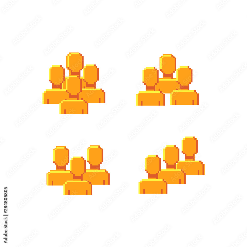 Сompany staff, social icon. People Group. Team people, teamwork ...