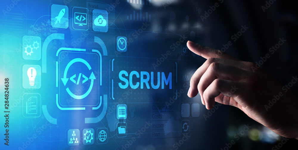 SCRUM, Agile development methodology, programming and application ...