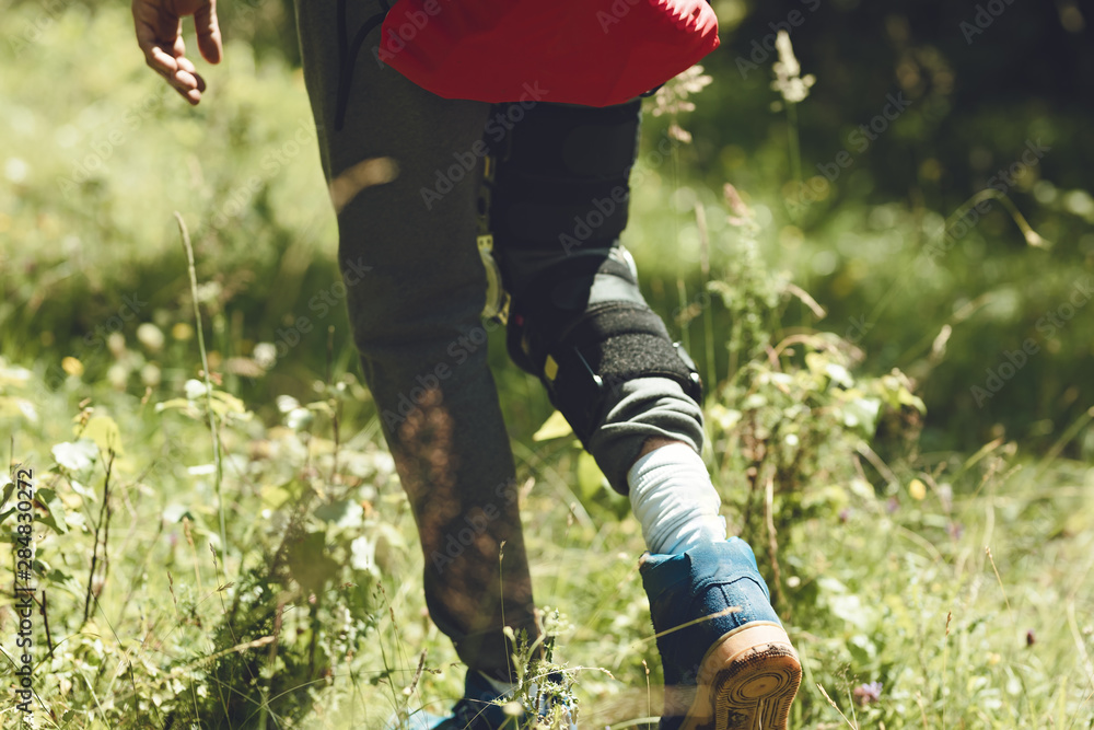 knee prosthesis telescopic post op rom hinged leg knee brace DYNAMIC ...