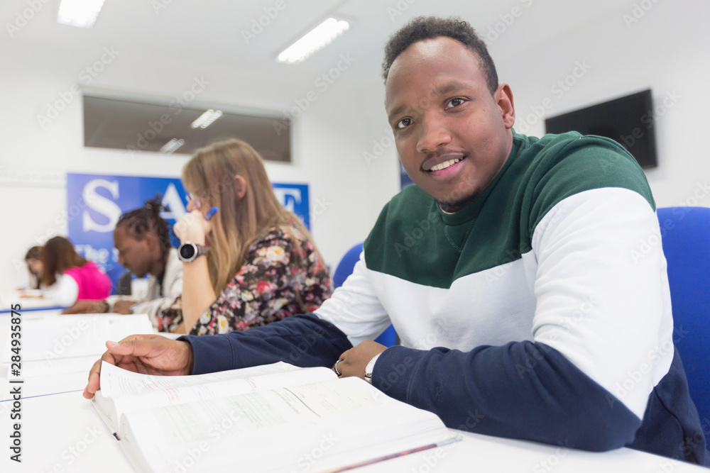 University mixed race Students, african, american and european during ...