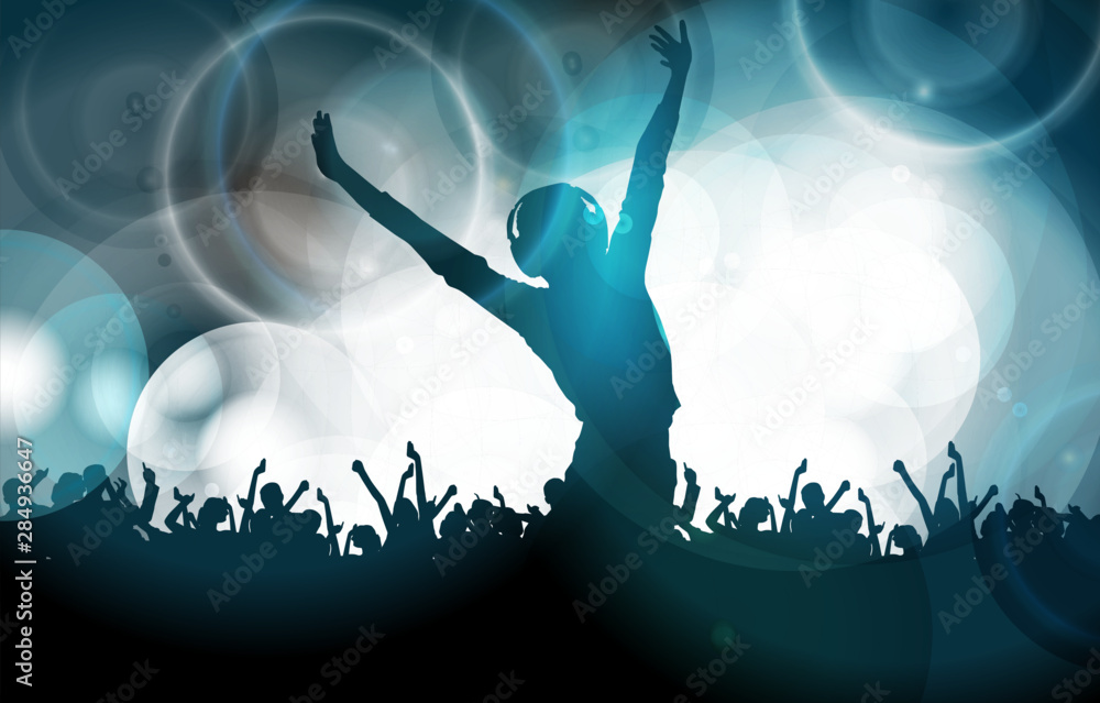 Concert Background Design - easy to edit vector illustration Stock ...