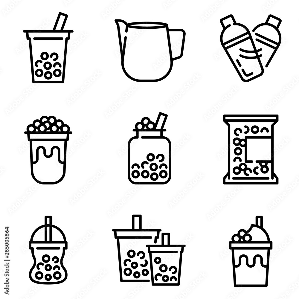 Pearl Milk Tea Vector