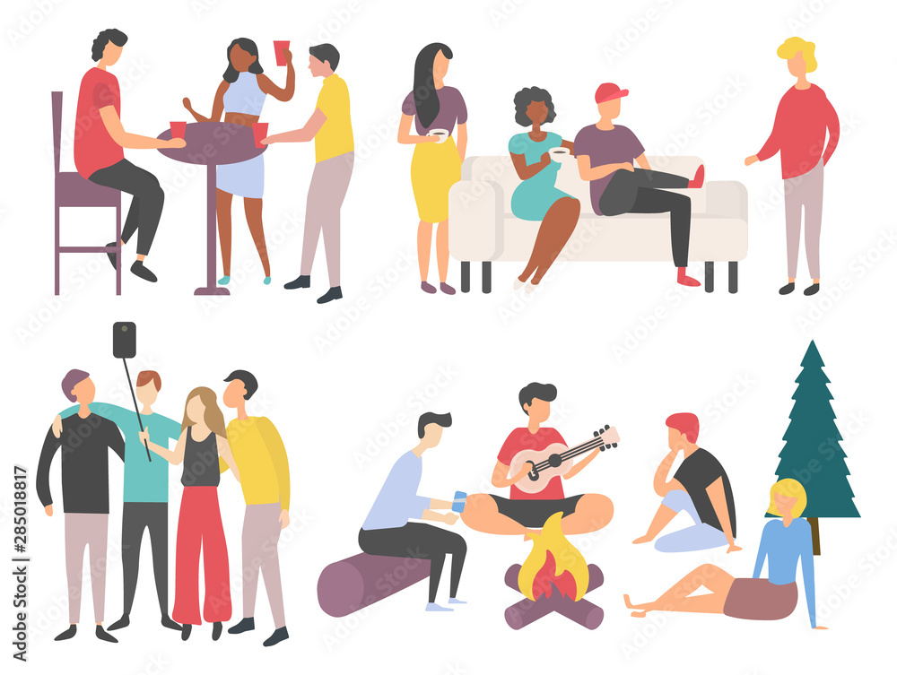 People Gathering Together