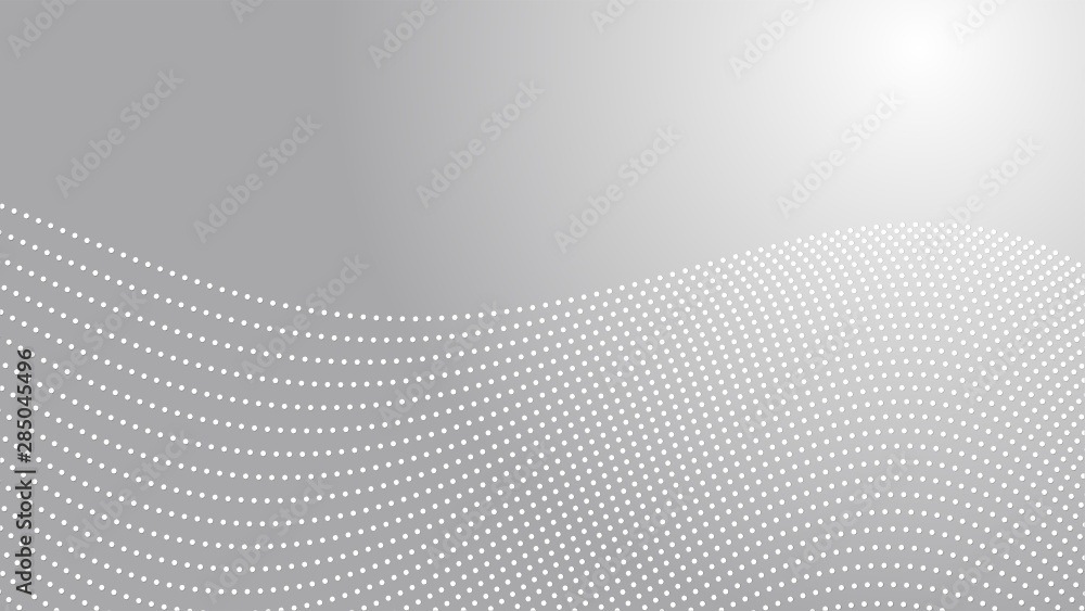 Abstract Halftone White Dots Background Texture with White and Grey ...