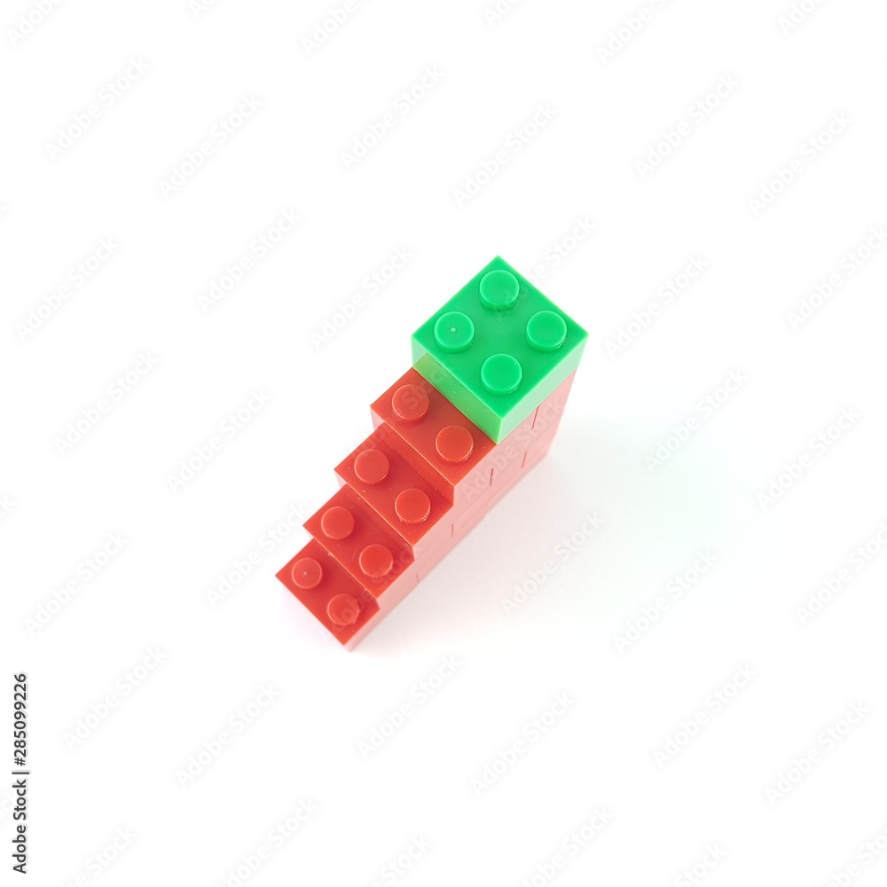 isolated white background blocks toy wallpaper Stock Photo | Adobe Stock