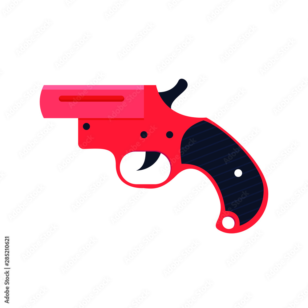 flare gun isolated on white background Stock Vector | Adobe Stock