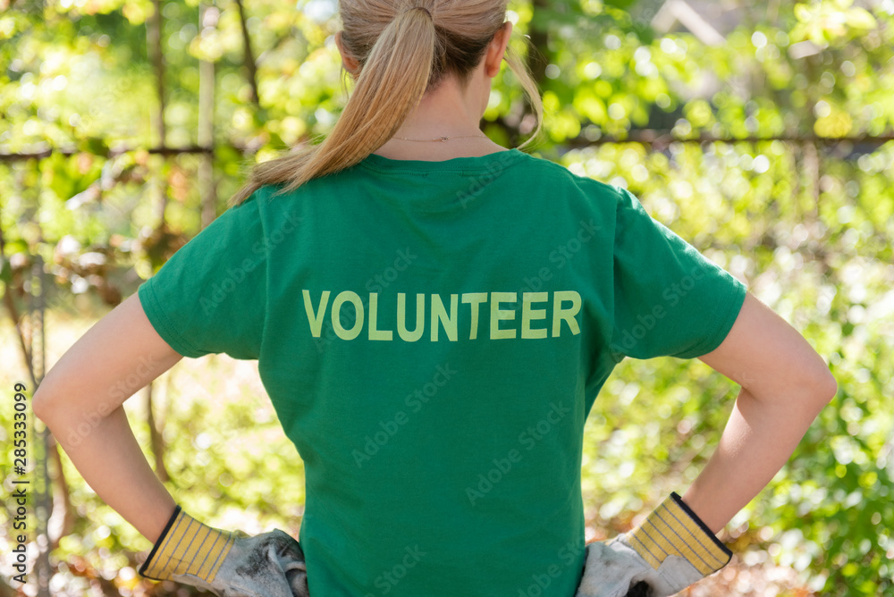 Proud volunteer Stock Photo | Adobe Stock