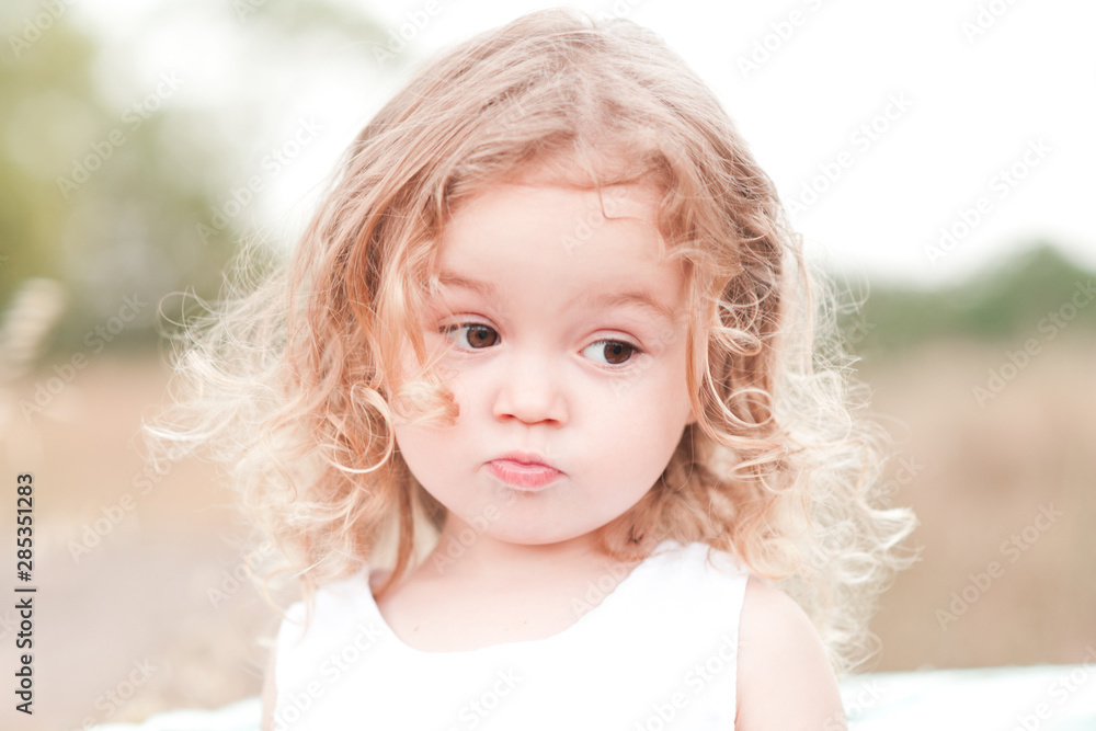 Cute Baby Girl 2 3 Year Old Posing Outdoors Summer Season Pretty cute-baby-girl-2-3-year-old-posing-outdoors-summer-season-pretty