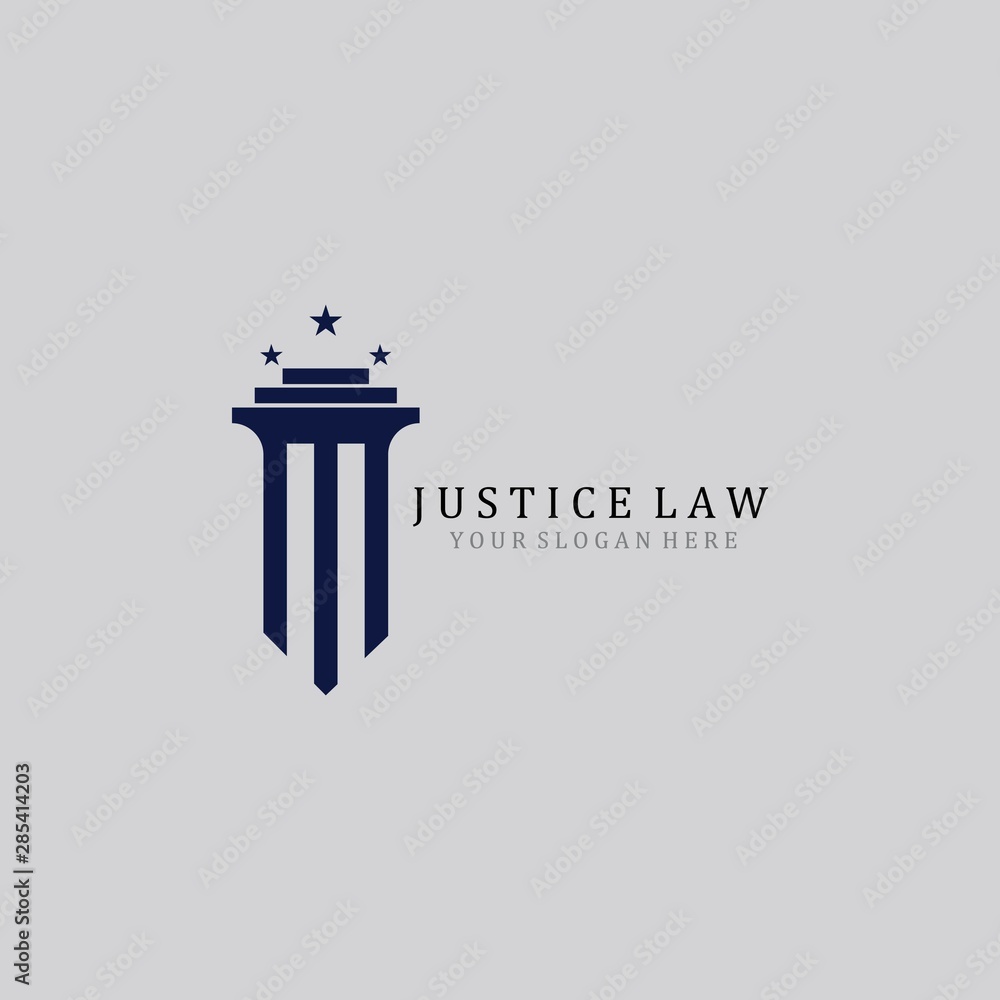 pillars logo icon designs vector Stock Vector | Adobe Stock