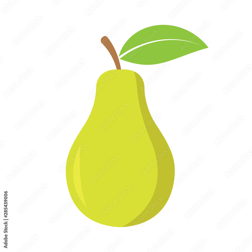 pear - fruit icon vector design template Stock Vector | Adobe Stock