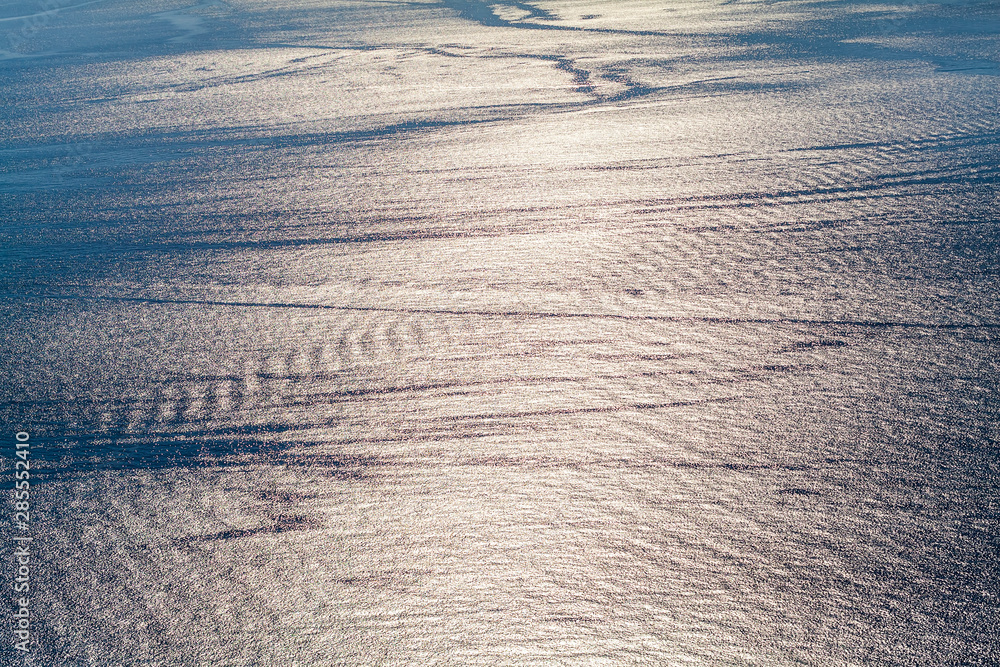 Reflections sun light in the surface of sea water waves Stock Photo ...