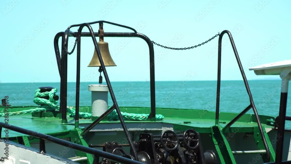 Vintage beautiful ship ball with rope, boat bell, nautical decor. the ...