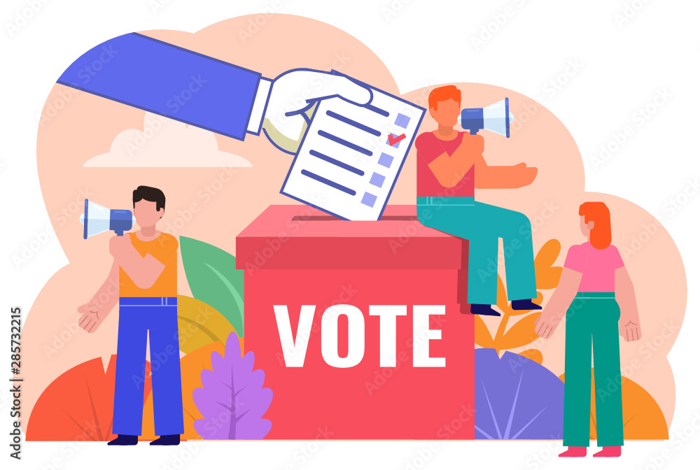 People Voting Clipart