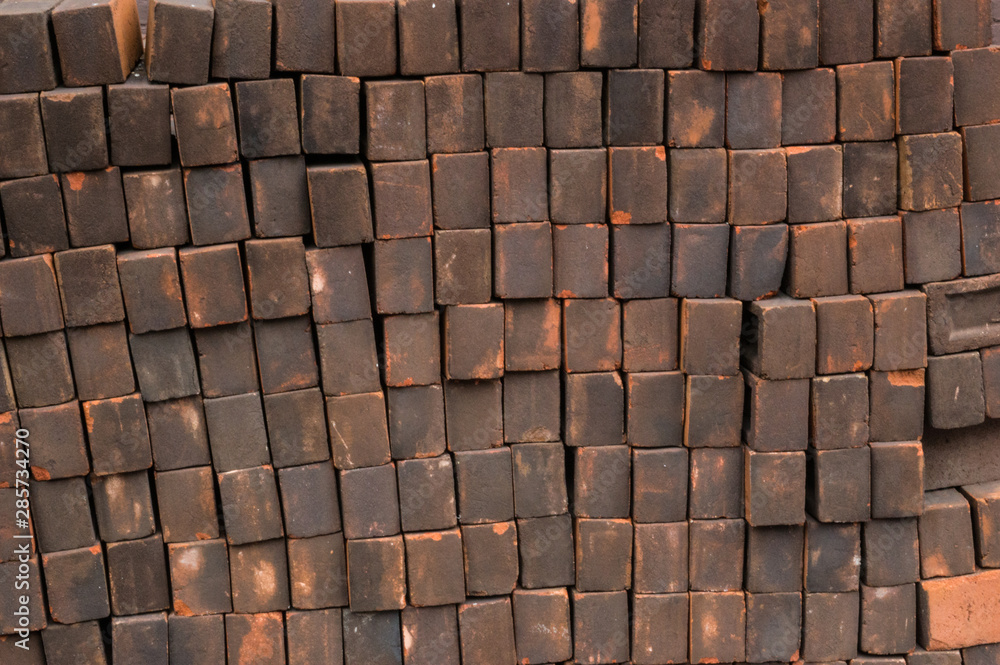 Pile of bricks show off their colors in this simple yet interesting ...