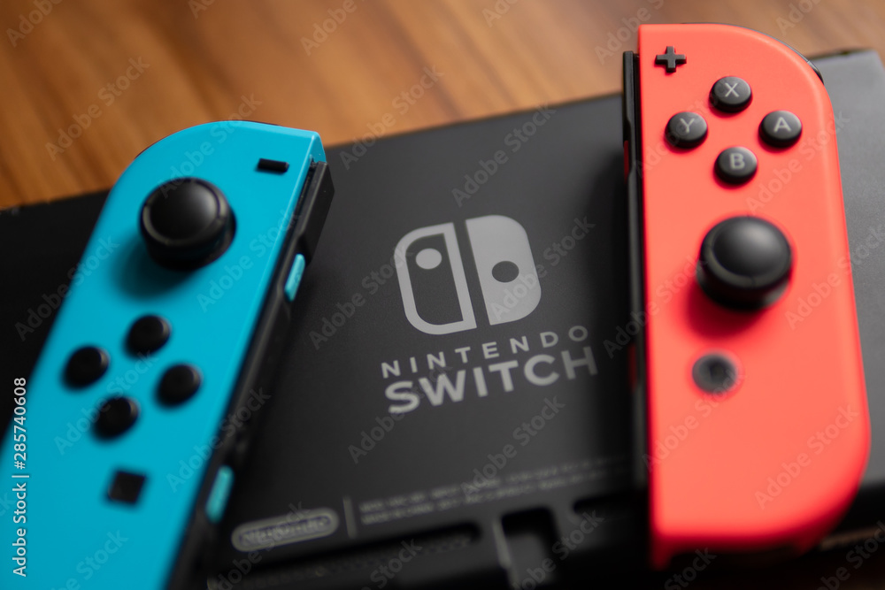 Bangkok, Thailand - July 27, 2018 : Joy-Con, the Nintendo Switch ...
