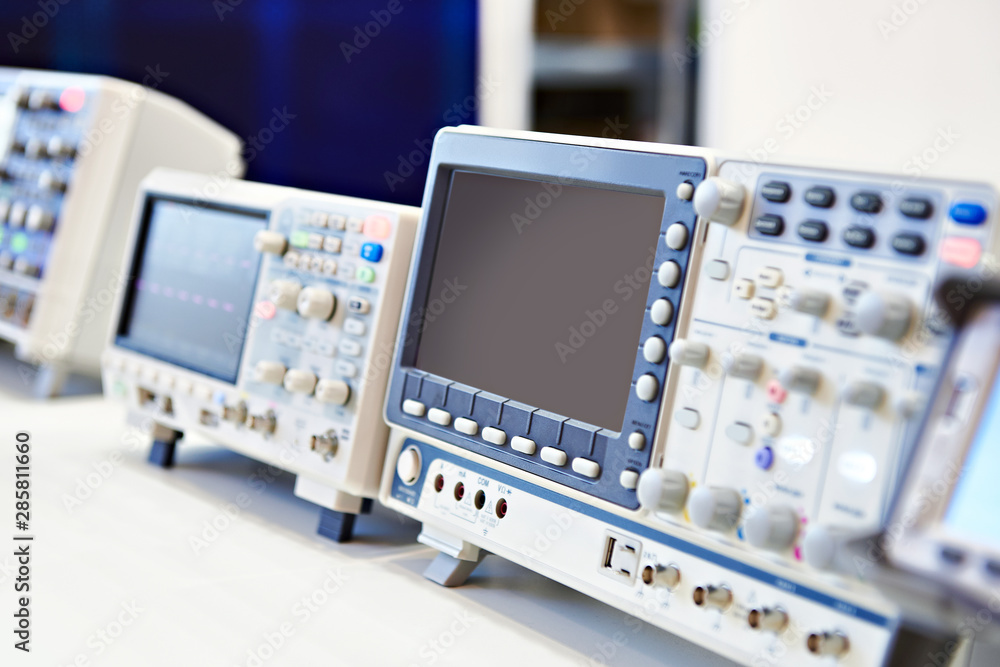 Oscilloscope in store Stock Photo | Adobe Stock
