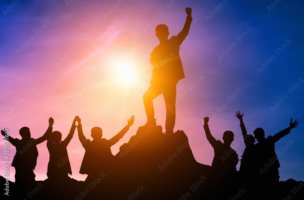 Achievement and Business Goal Success Concept - Creative business ...