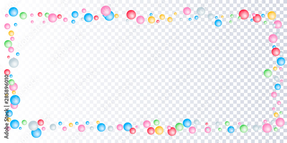 Sprinkles grainy frame on a transparent background Stock Vector | Adobe ...