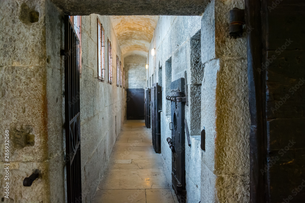 Old Prison (Prigioni Vecchie) in the Doge's Palace (Palazzo Ducale) in ...