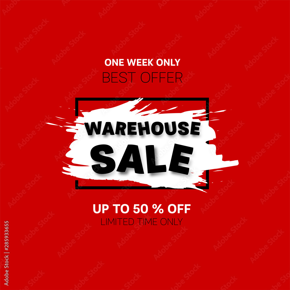 Flyers Distribution Warehouse Sale Banners