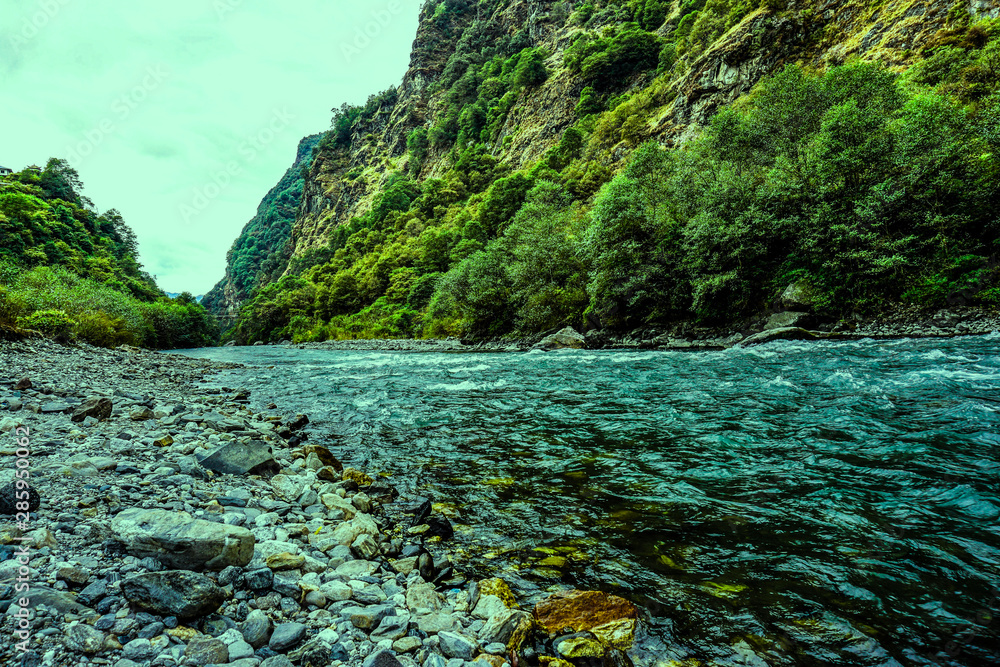 Tawang river, Tawang, Arunachal pradesh, India Stock Photo | Adobe Stock