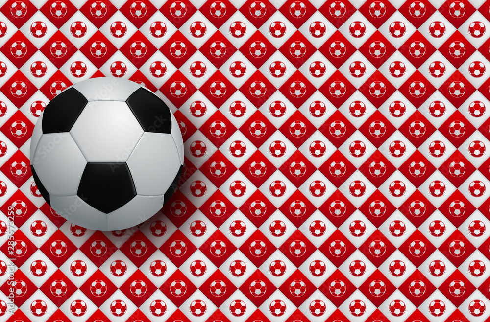 vector illustration of a football cup 2020. design of a stylish ...