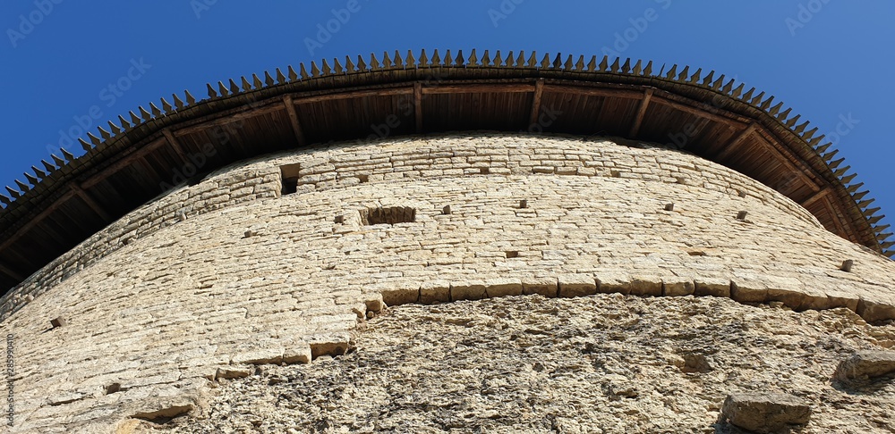 Ancient towers. Architectural towers. Ancient towers. Stock Photo ...