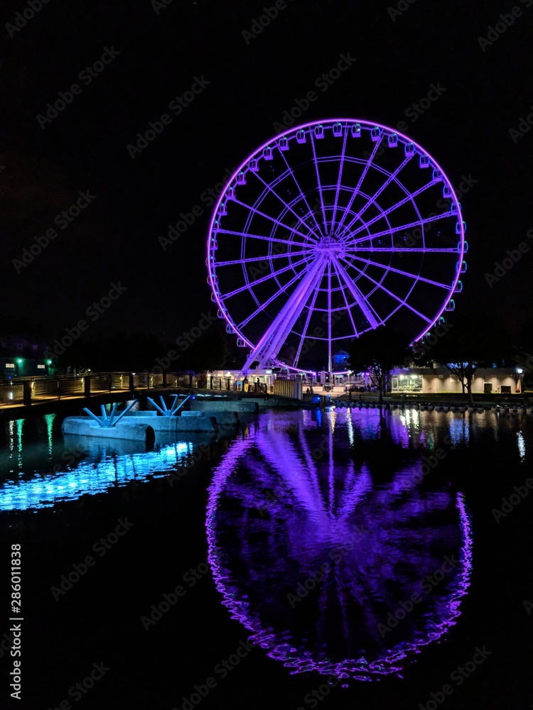 ferry wheels Stock Photo | Adobe Stock