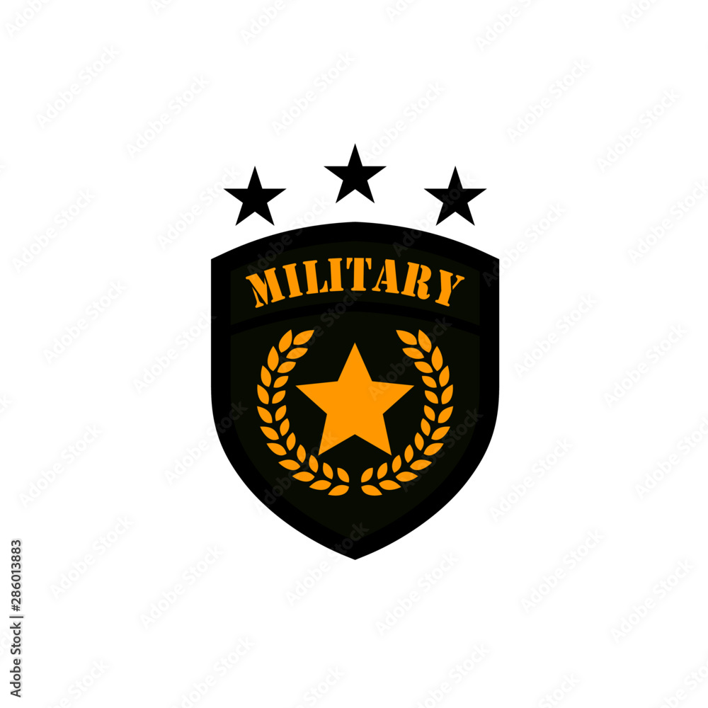 Military Logos Badges Army Symbols Stock Vector Stock Vector | Adobe Stock