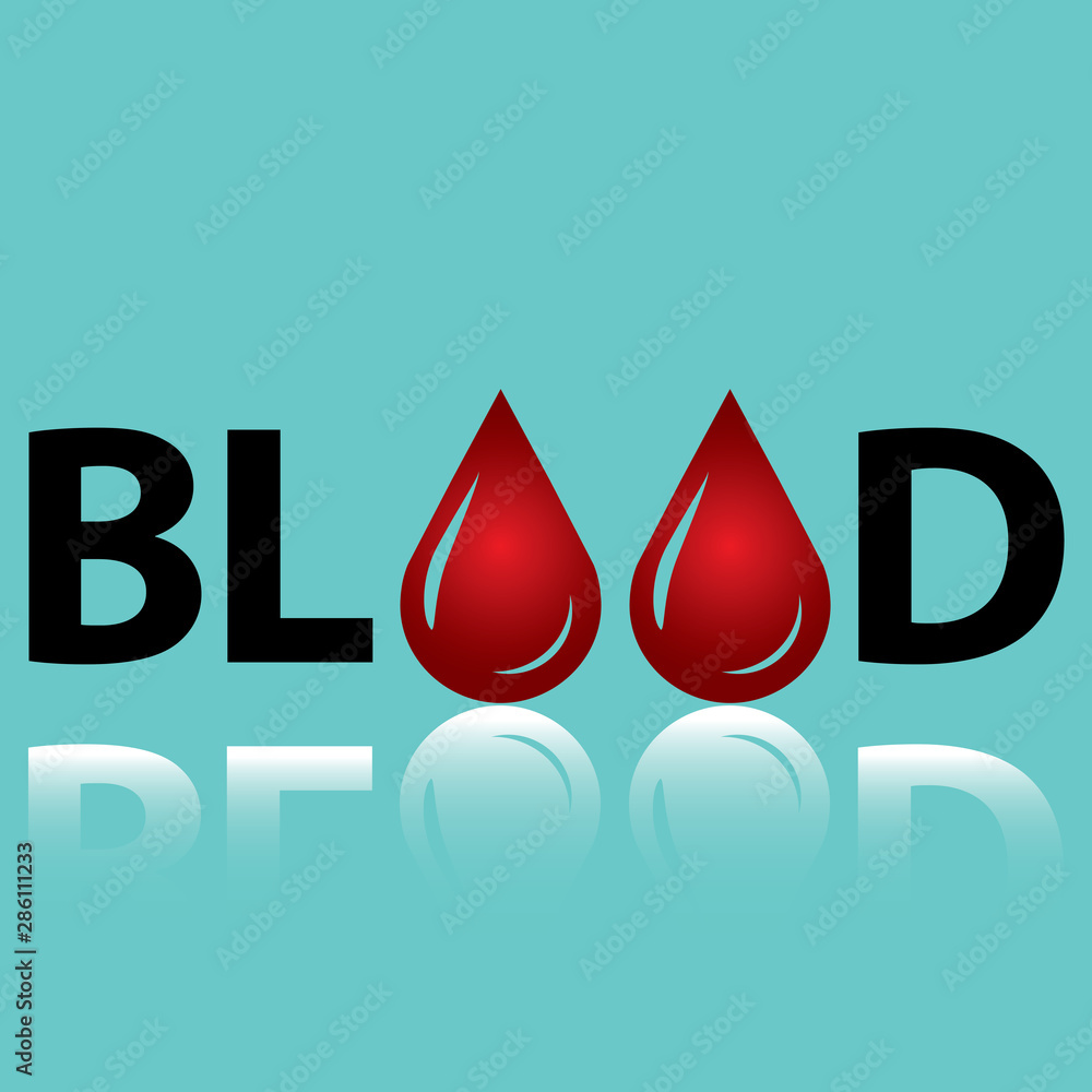 Blood donation vector.Medical background. Stock Vector | Adobe Stock