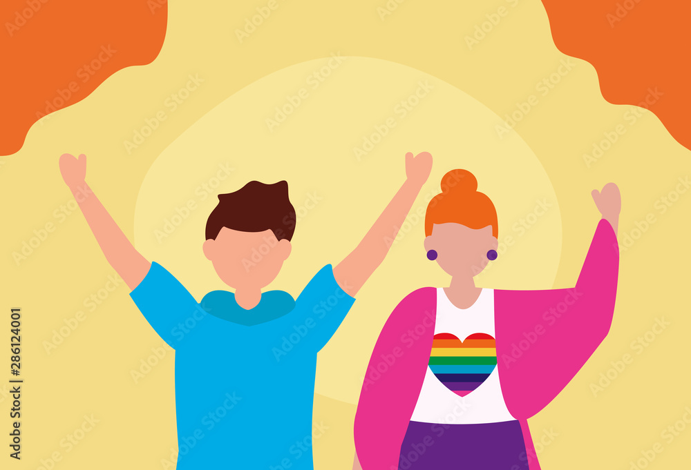 the queer community lgbtq design Stock Vector | Adobe Stock