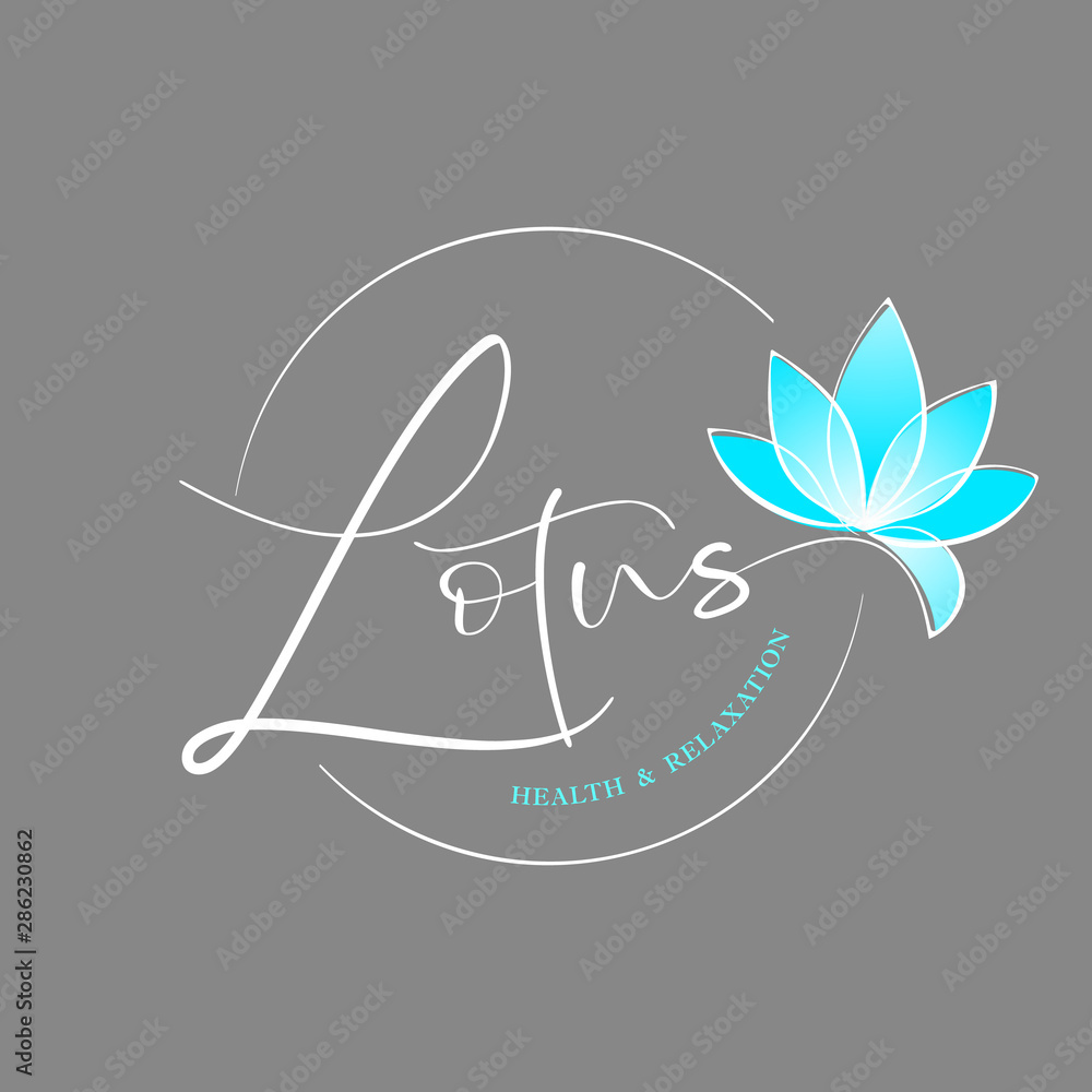 lotus logotype template Stock Vector | Adobe Stock