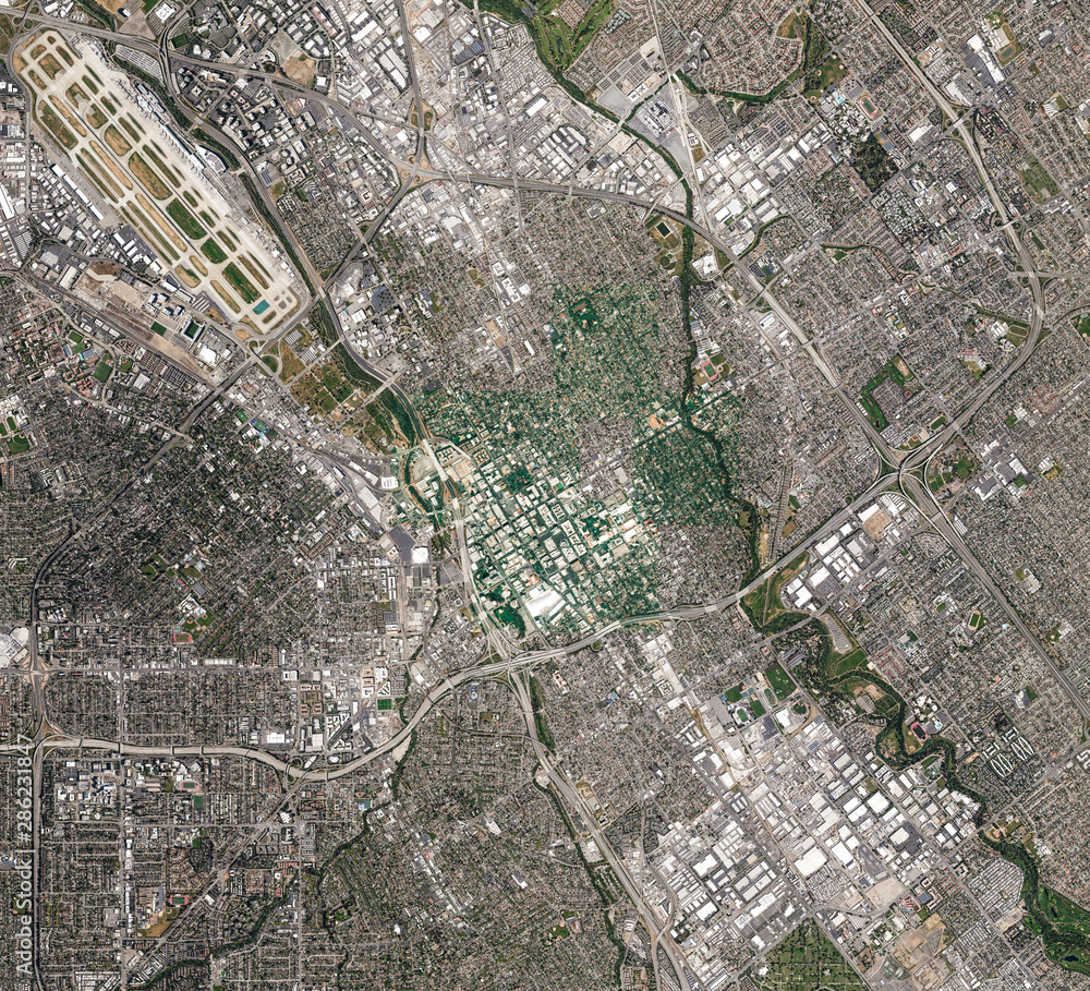 Nasa Aerial View Of Usa