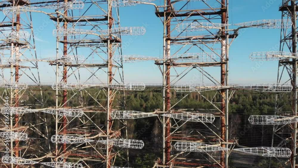 Video Stock Chernobyl shoots from ground and above, Star Wormwood ...