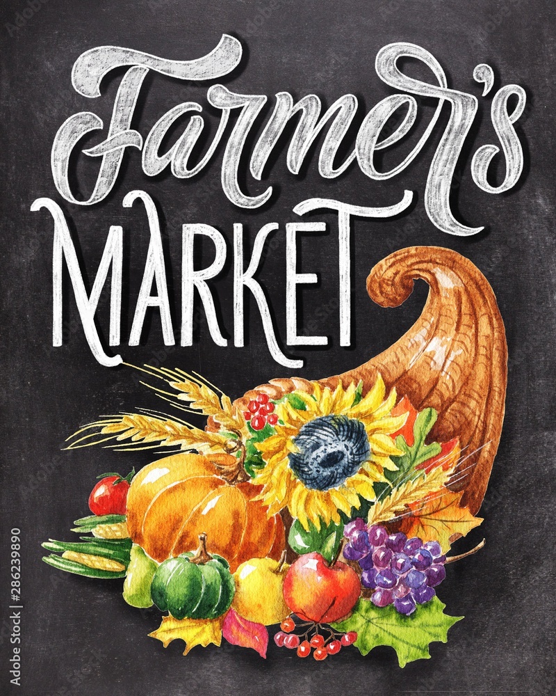 Farmers Market Chalkboard Signs