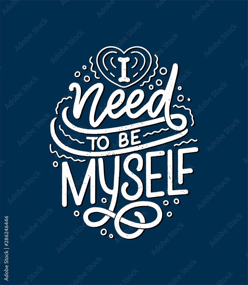 Body positive lettering slogan for fashion lifestyle design. Motivation ...