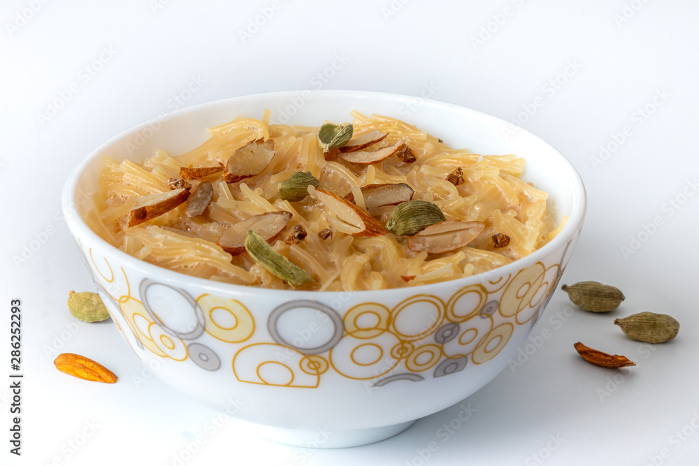 Vermicelli dessert, popular sweet dish know a kheer made with milk and ...