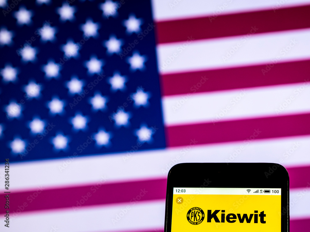 Kiev, Ukraine, December 28, 2018, illustrative editorial. Kiewit ...