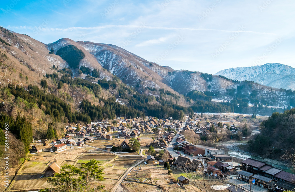 Shirakawa Go (Shirakawa-go) Beautiful Reflection of The Historic ...