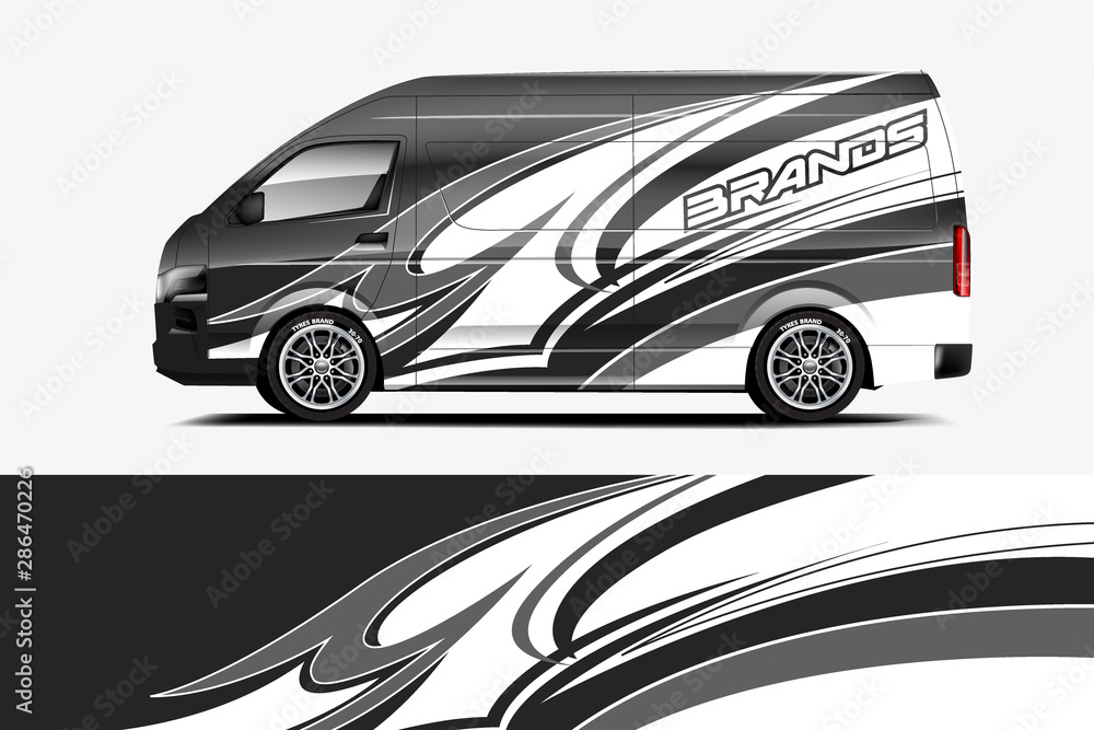Van Wrap Livery Design For Company Ready Print Wrap Design For Van