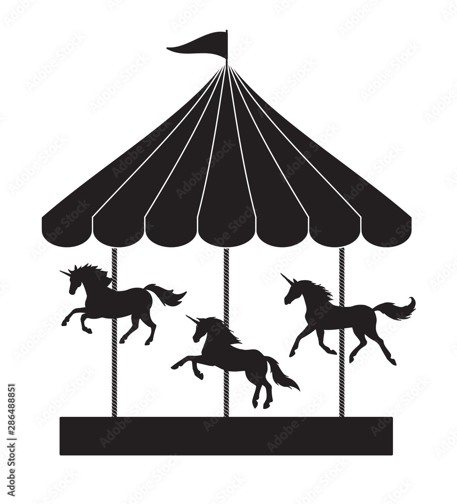 Carousel Silhouette